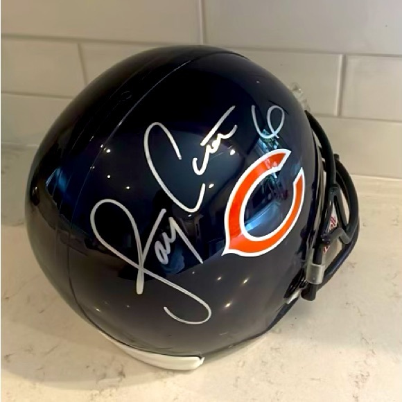 Other | Autographed Jay Cutler Chicago Bears Replica Helmet | Poshmark